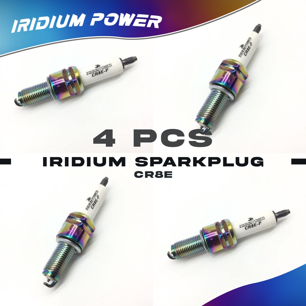 Rouser 180 | 4 Pieces Spark Plug Iridium Power CR8E | COD | Shopee ...