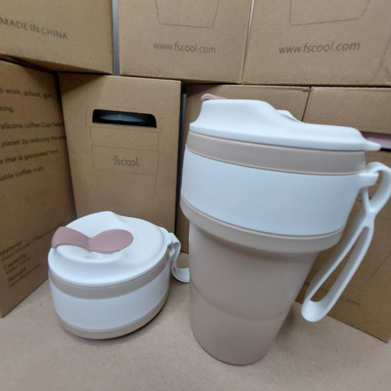 Silicone Collapsible Travel Coffee Cup | Shopee Philippines