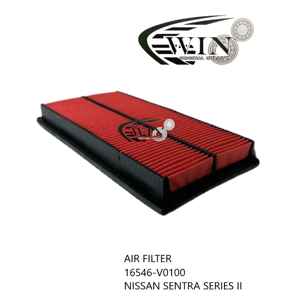 AIR FILTER ( 16546-V0100 ) NISSAN SENTRA SERIES '92-'94 / NEW SENTRA ...