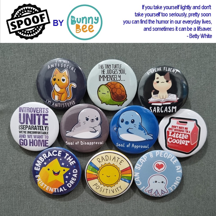 Funny Cute Witty Statement Button Pin | Shopee Philippines