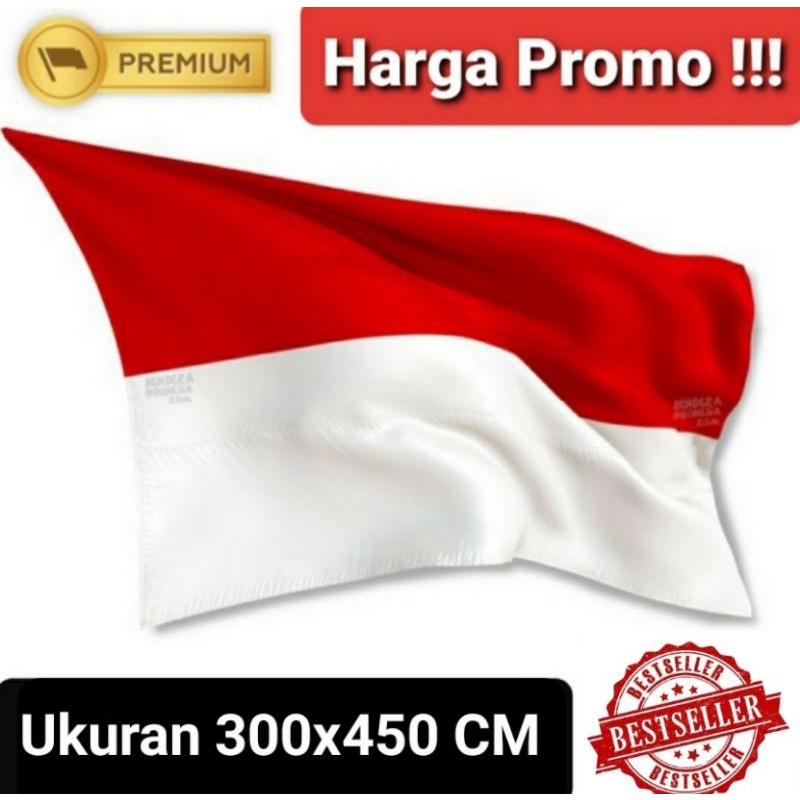 Red And White Jumbo Flag 300x450 CM Special Fabric Velez Material For ...