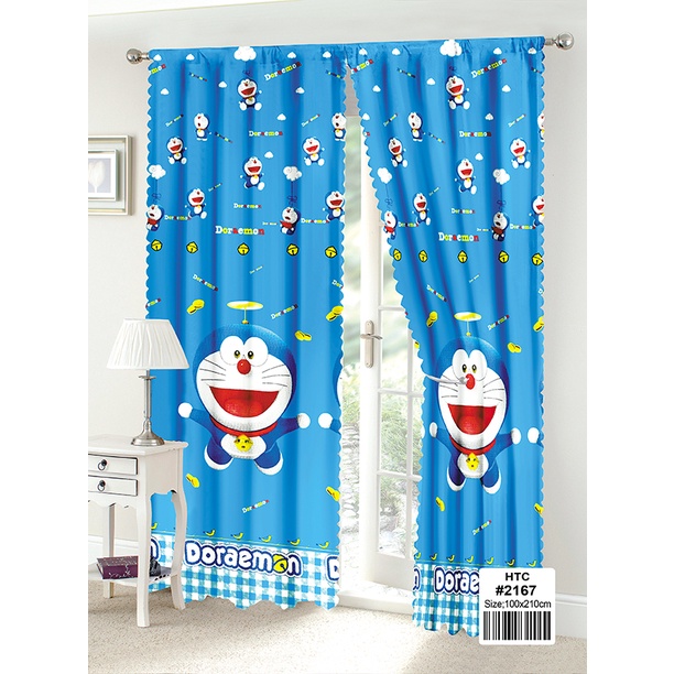 Doraemon Printing Curtain for Window and Door Home Decor Curtains Sale ...