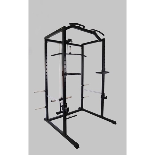 NS Heavy Duty Power Cage Squat Rack with Lat Pull | Shopee Philippines