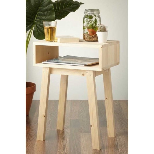 Wooden Table Stand Small Size Nordic Modern | Shopee Philippines