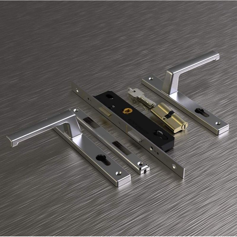 Huy Hoang titanium-plated xingfa aluminum door single point lock ...