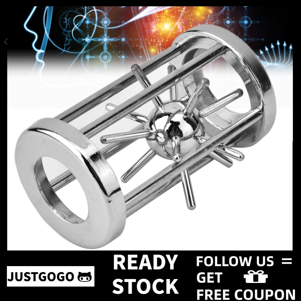 Justgogo Metal Wire Puzzle Set Brain Teaser IQ Test Disentanglement ...