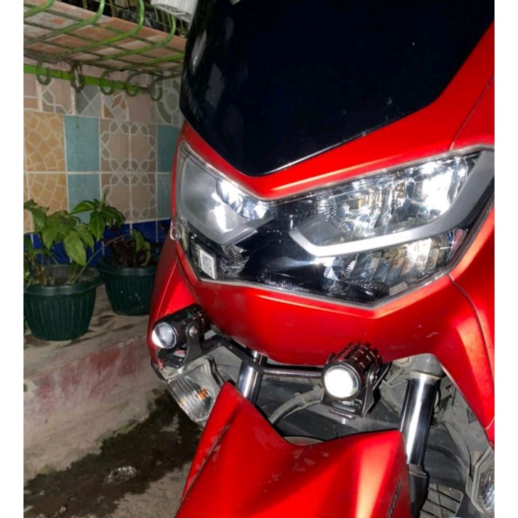 BUDGET MEAL MINI DRIVING LIGHT BRACKET FOR YAMAHA NMAX V2 & 2.1 ...