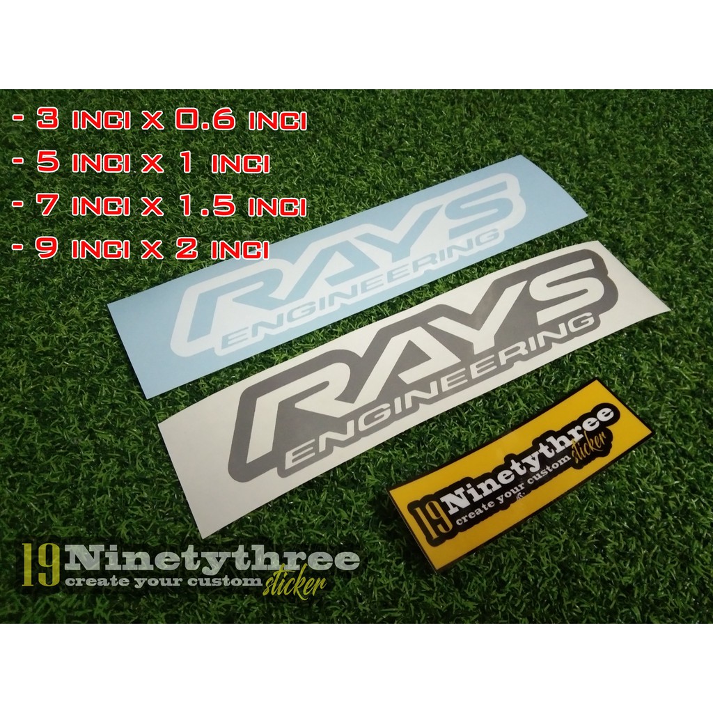 rays engineering/car sticker(1pcs) | Shopee Philippines