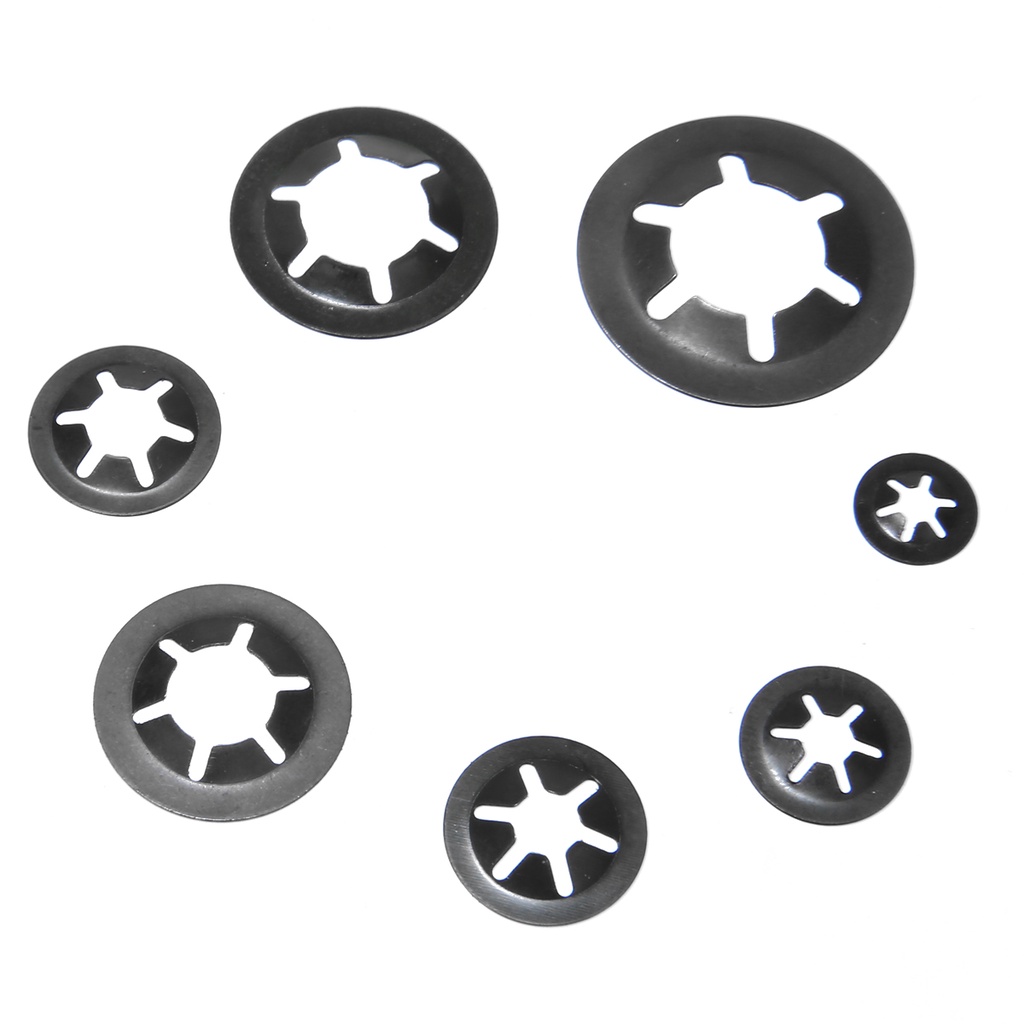 280Pcs Locking Washers Assortment Speed Clips Fasteners Internal Tooth ...