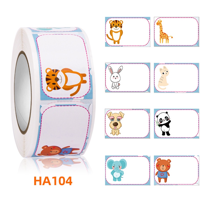 (2.5*3.7cm) 350Pcs/Roll Students Children Name Sticker | Shopee Philippines