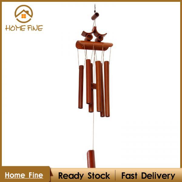 Home Fine Windmill Handmade Bamboo 6-tube Wind Chimes Windbell Hanging ...