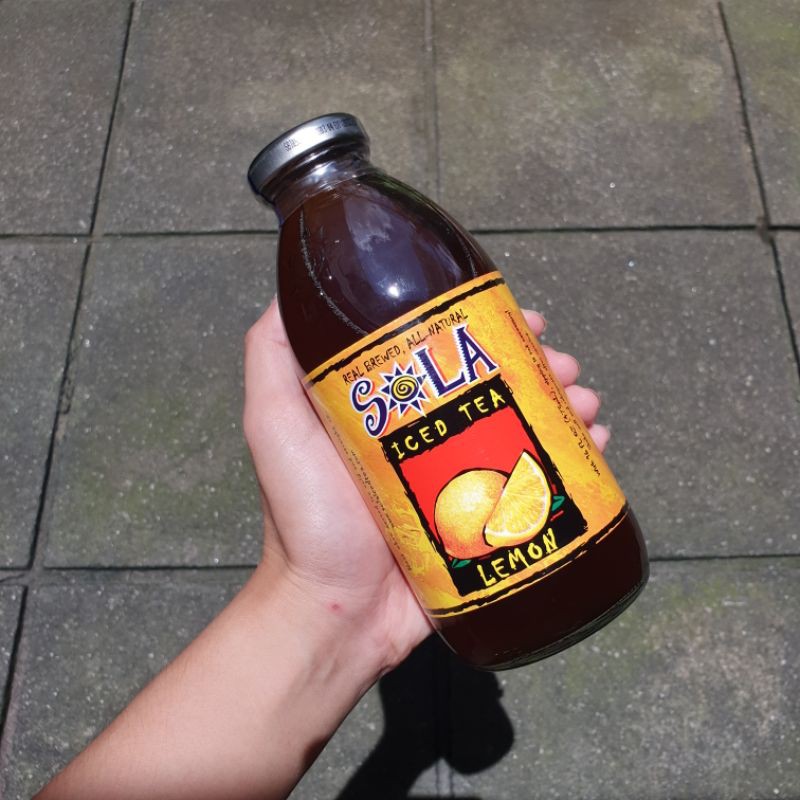 SOLA ICED TEA (glass bottle) *please read description | Shopee Philippines