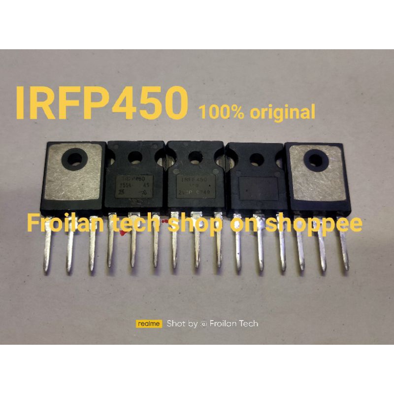 IRFP450 14A, 500V, N-channel Power MOSFET (sold per piece) | Shopee ...