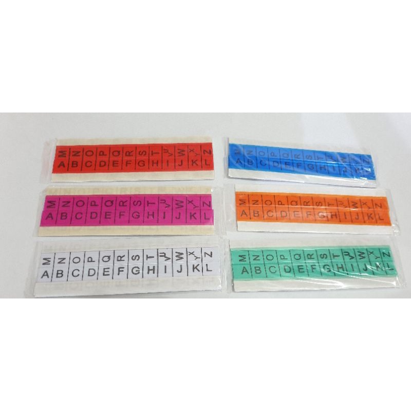 Speedo Index Tabs / Letter Tabbings | Shopee Philippines