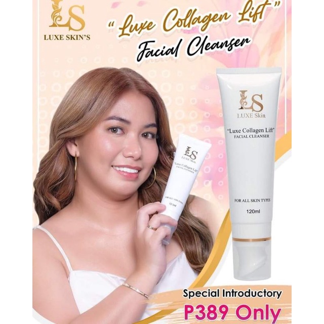 Luxe Collagen Lift Facial Cleanser | Shopee Philippines