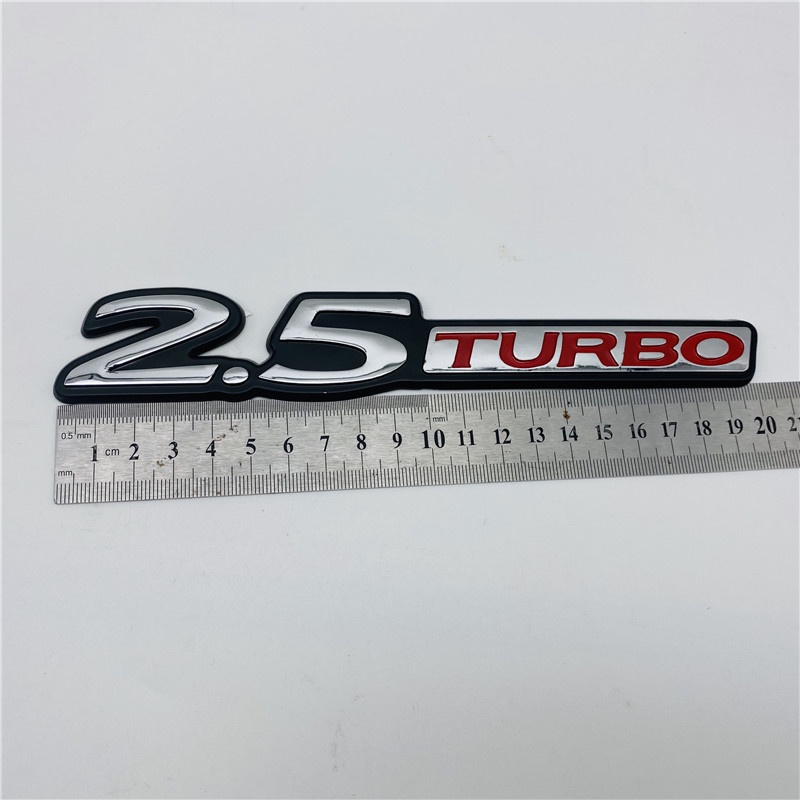 Car Sticker For TOYOTA Hilux VIGO 2.5 TURBO Emblem Logo Rear Trunk Side ...