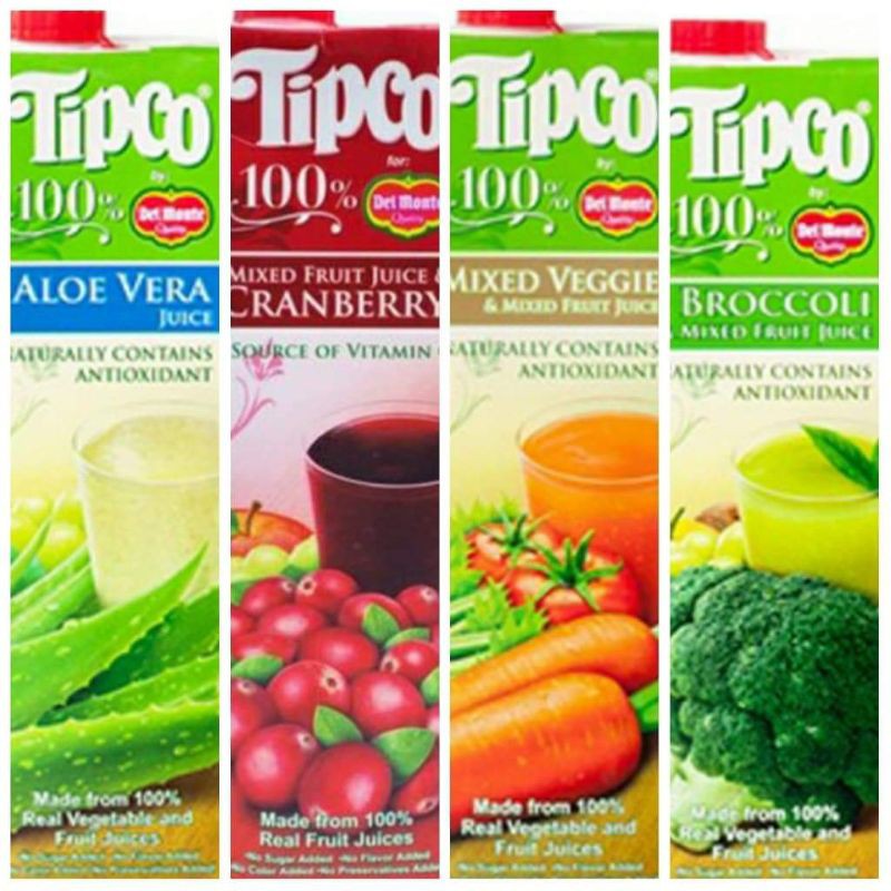 Tipco 100% natural juice 1L | Shopee Philippines