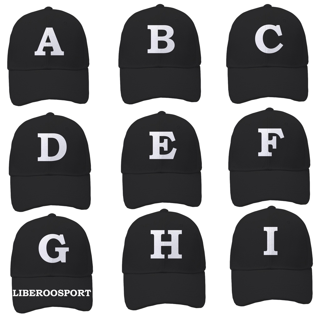 Alphabet Baseball Cap Alphabet Text Letters ABCDEFGHIJKLMENOPQRSTUVWWZ ...