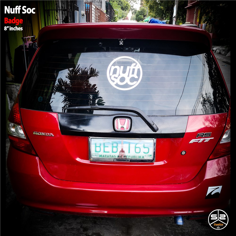 Nuff Soc - Badge - Car Sticker wFZ | Shopee Philippines