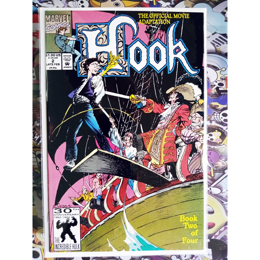Hook 2 Marvel Comic Book VF 1992 Official Movie Adaptation ft ...