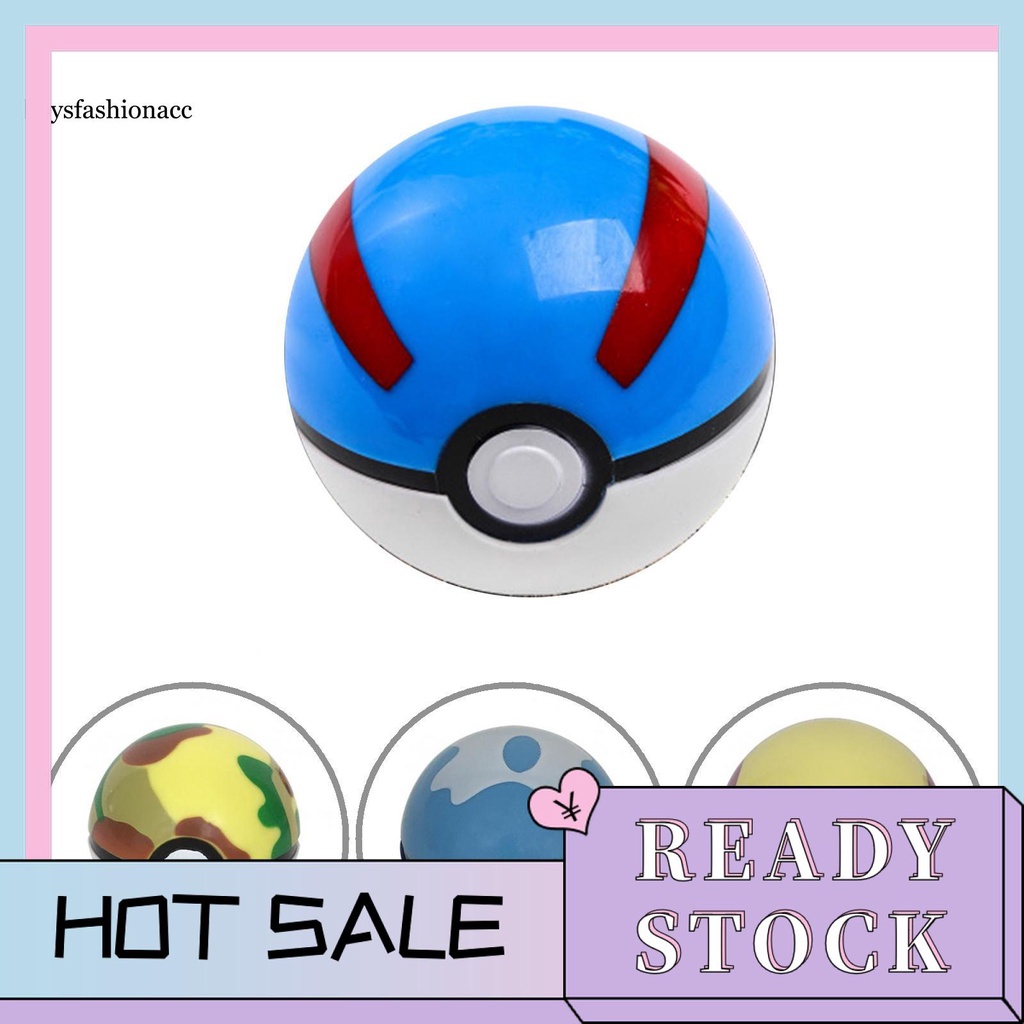 BF 7cm Cartoon Pokemon Ball Pikachu Monster Figures Doll Kids Gift Toy ...