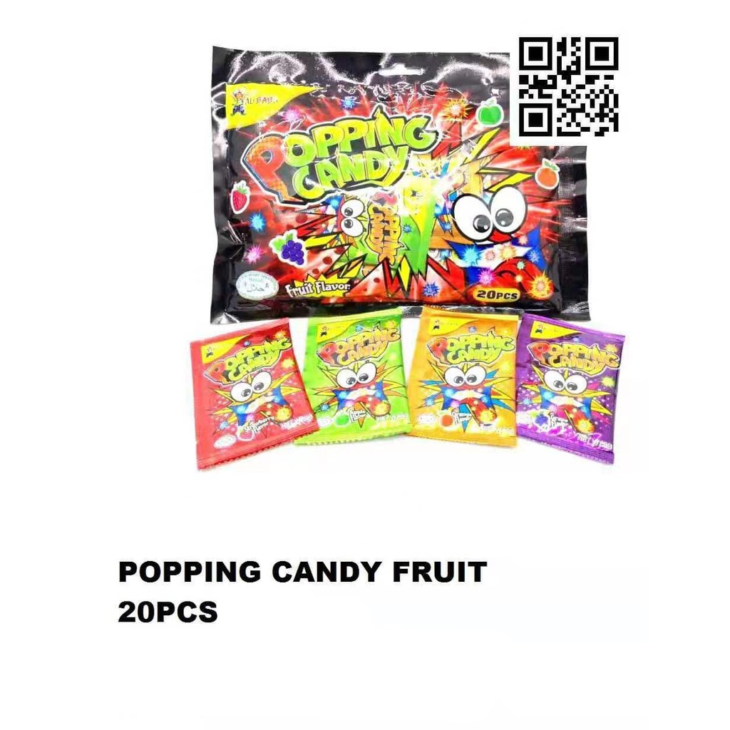 POPPING CANDY FRUIT FLAVOR 20PCS | Shopee Philippines