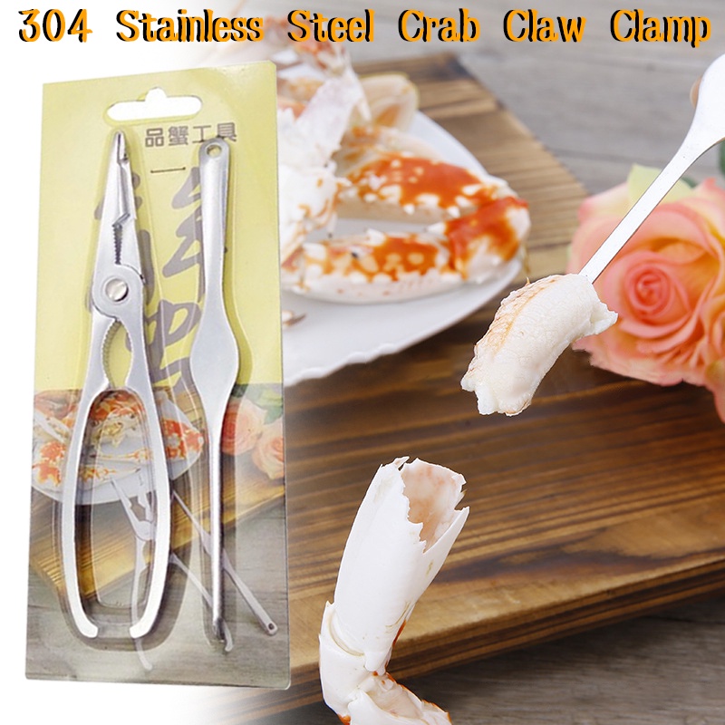 New304 Stainless Steel Crab Claw Clamp Crab Needle Eating Crab Hairy ...
