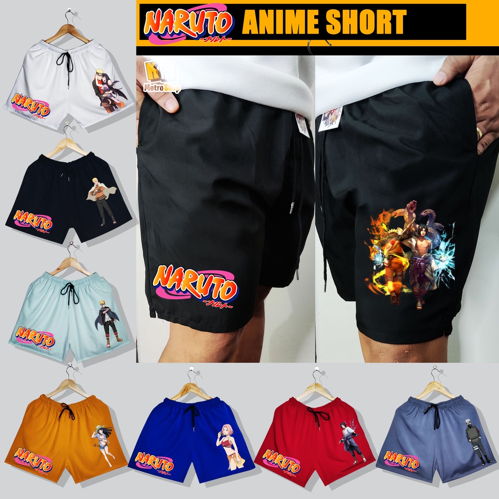 Naruto v2 Anime Shorts for Men & Women Sporty Fashion Taslan Short ...