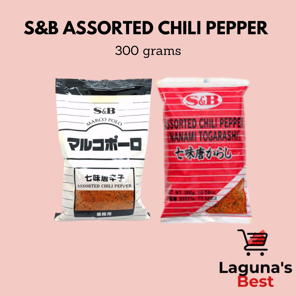 Japan Assorted Chili Pepper - S&B Nanami Togarashi 300g | Shopee ...