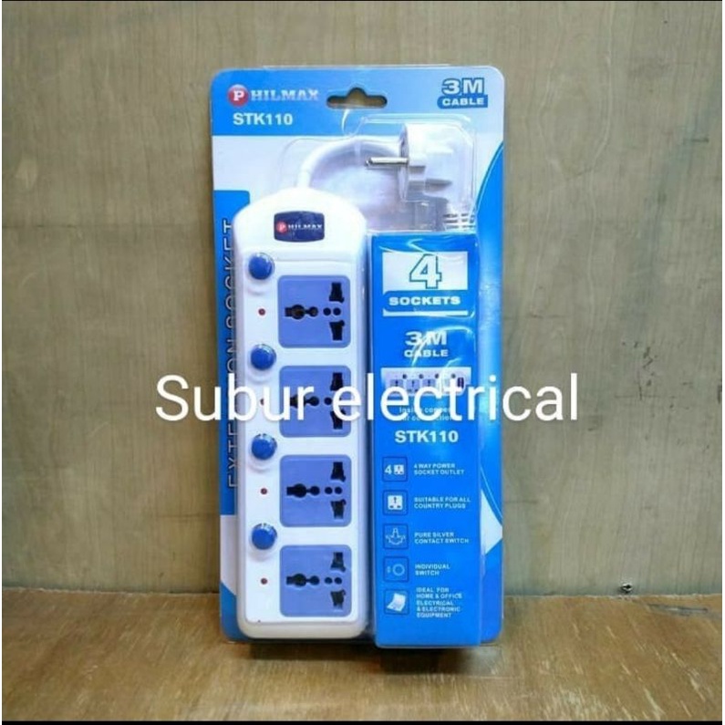 Universal Socket 4 Hole Socket | Shopee Philippines