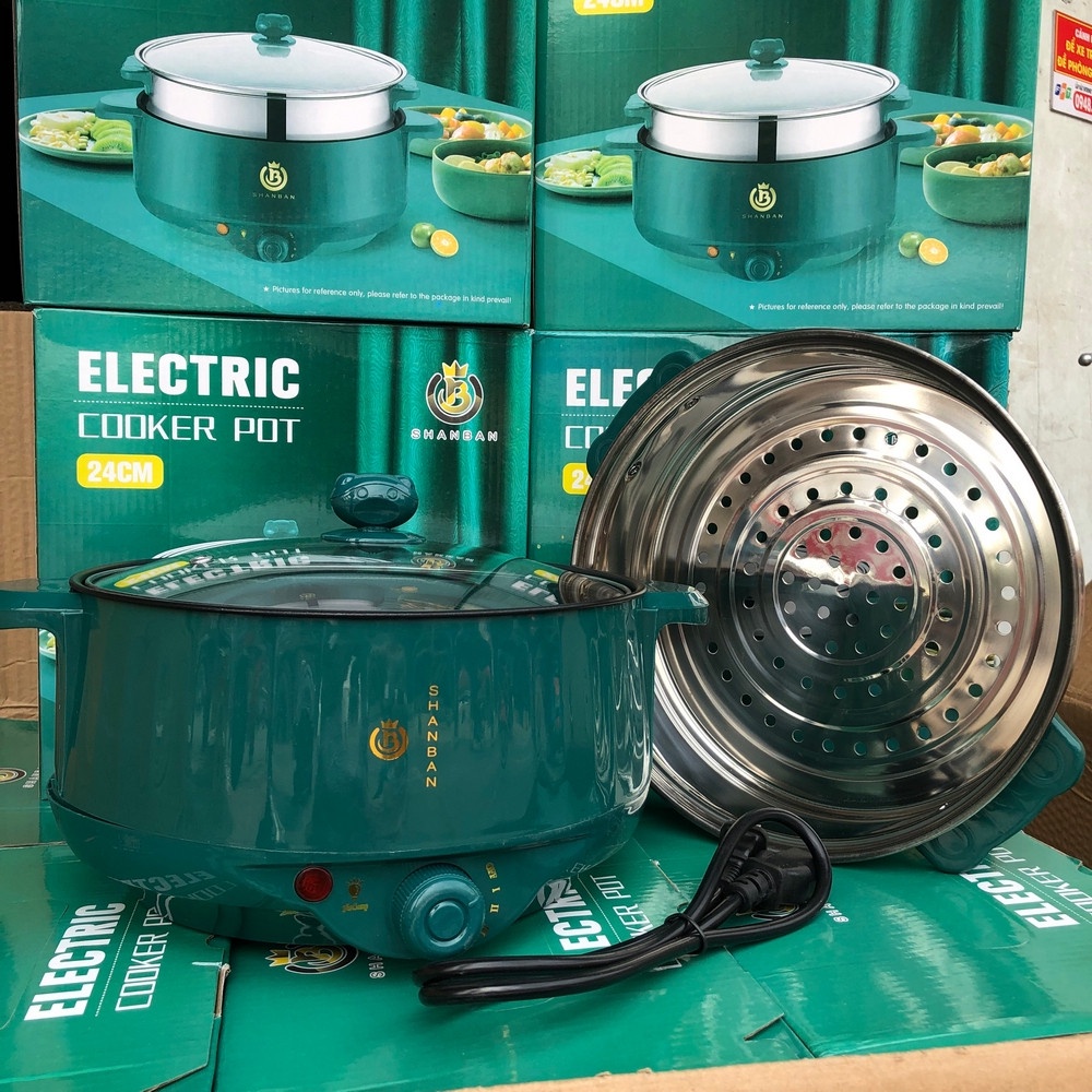 Integrated Multifunctional Mini Hot Pot, Non-Stick Design with 3-Heat ...