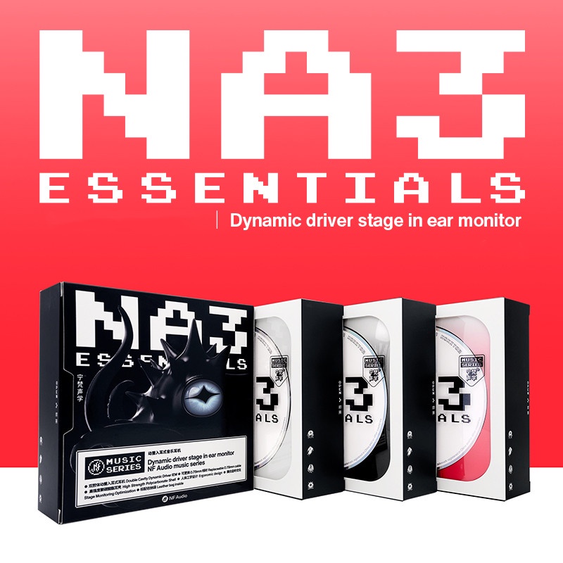 NF Audio NA3 Essentials Double Cavity Dynamic Hifi Music Monitor DJ Studio Audiophile Balanced ...