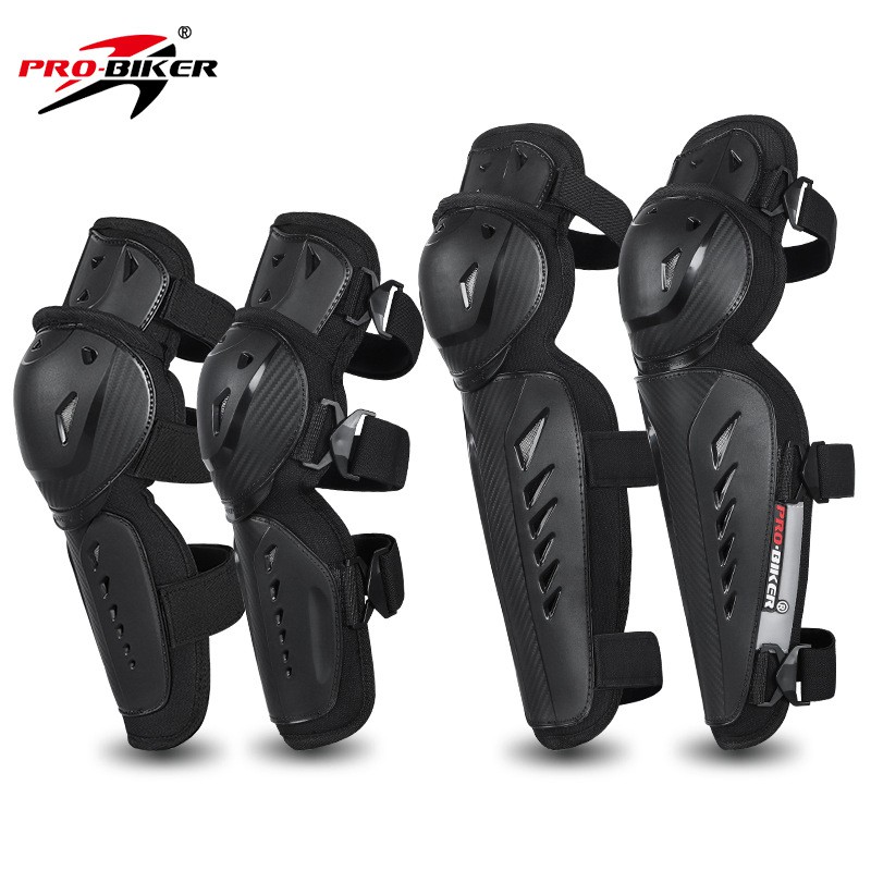 Pro-Biker 4Pcs/Set Motorcycle Rider Protection Riding Gear Knee Pads ...
