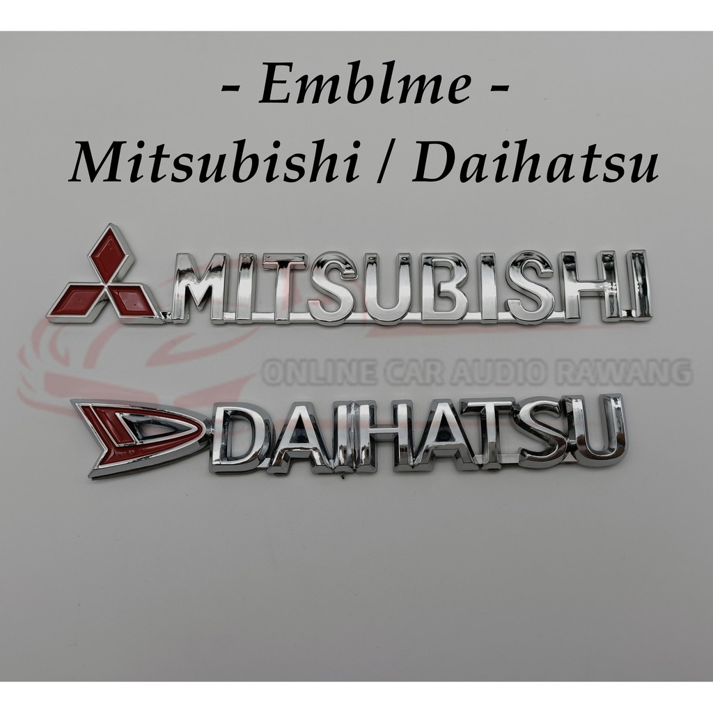 Car Emblem / Car Logo / Auto Racing Car Emblem - Mitsubishi / Daihatsu ...