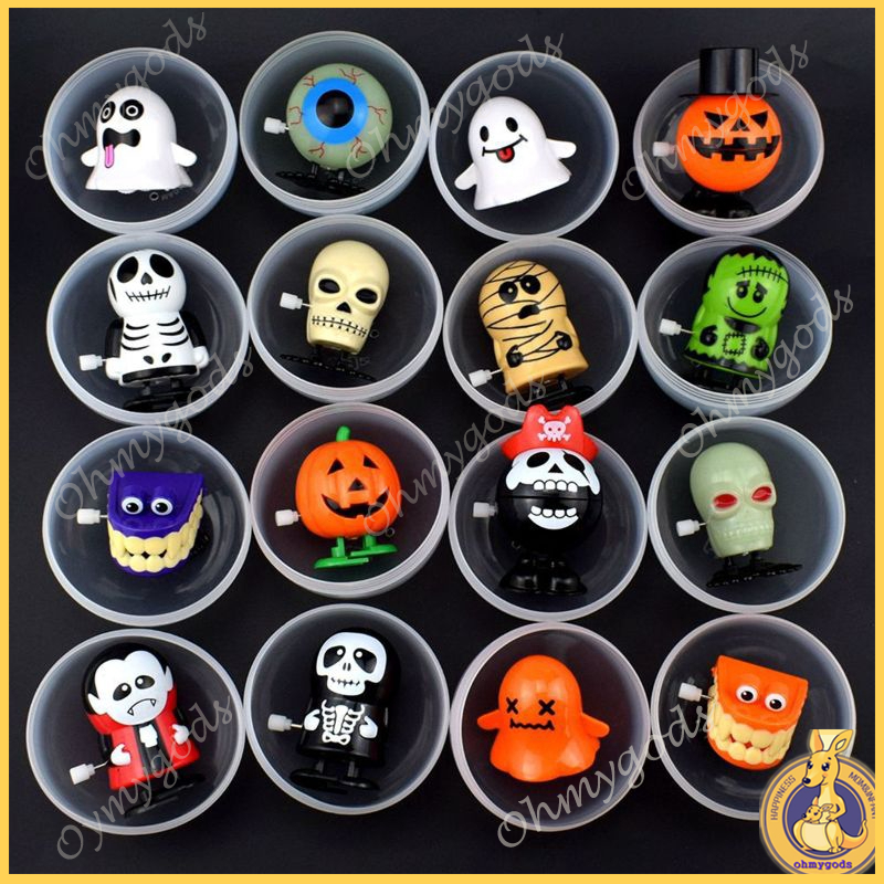 OMG* Skeleton Ghost Halloween Surprise Egg Clockwork Wind Up Toy Kid ...