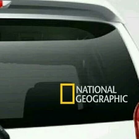 National Geographic Sticker for rear car window Cutting Sticker ...