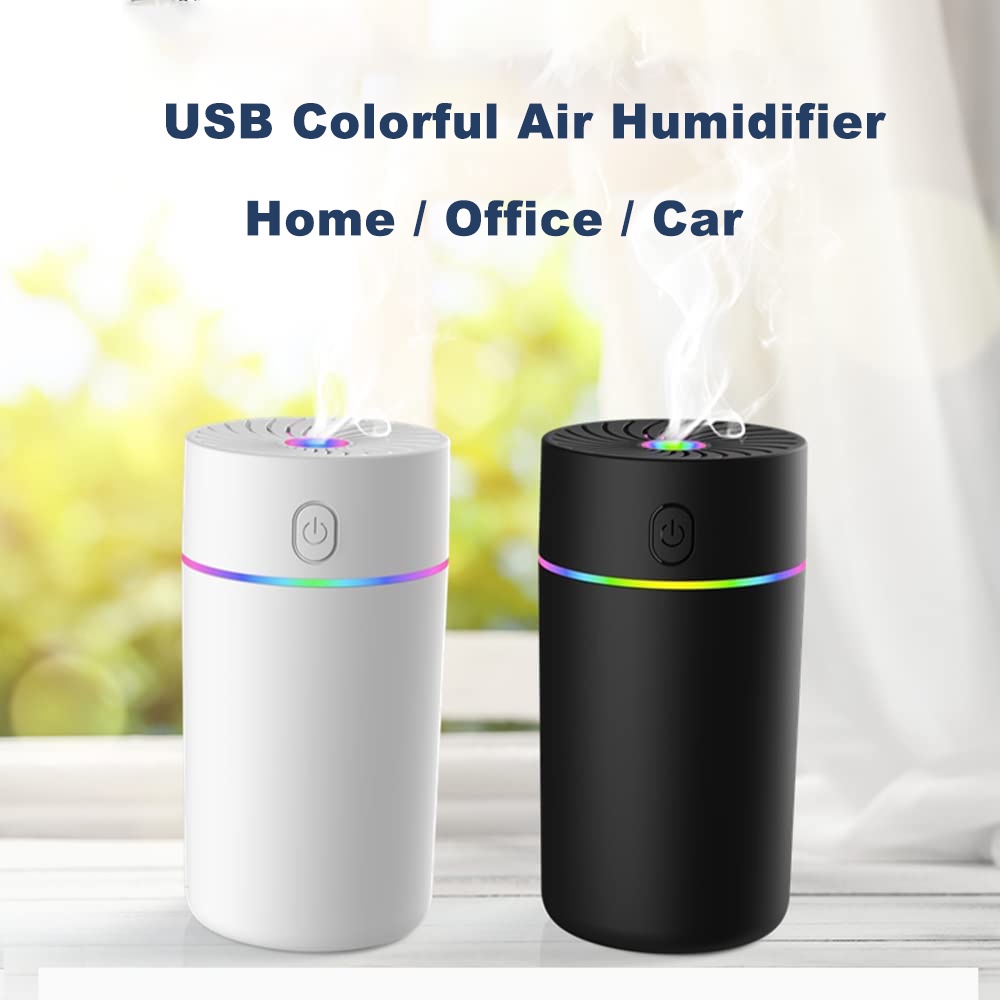 350ML USB Colorful Air Humidifier in Home Office Car Night Light 7 ...