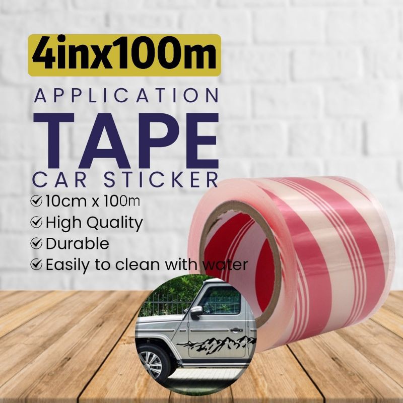 K&E CAR STICKER TRANSFER TAPE 4INCHES/100m | Shopee Philippines