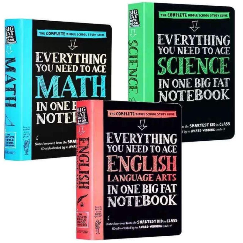 Everything You Need to Ace MATH SCIENCE ENGLISH in One Big Fat Notebook ...