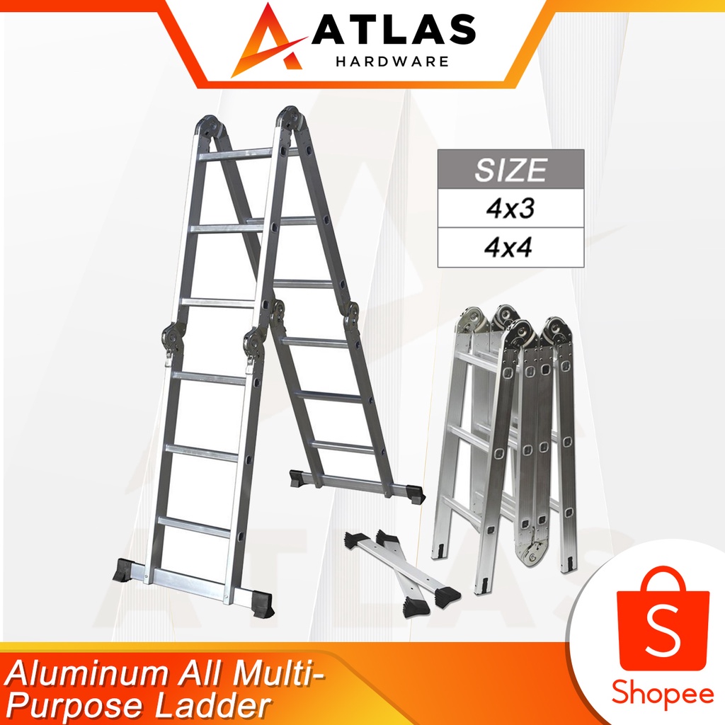Multi-purpose Ladder Aluminum | Shopee Philippines