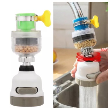 Kitchen Water Saving Bubbler Faucet 3 Mode High Pressure Shower Filter ...