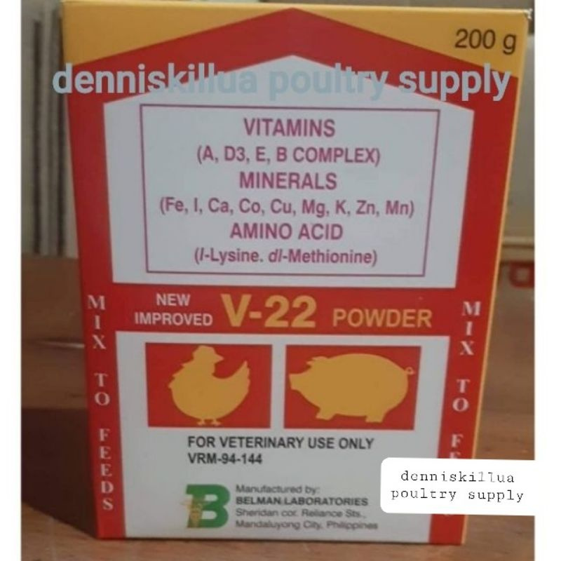 V-22 Powder Vitamins+Minerals+Amino Acids (200g) | Shopee Philippines