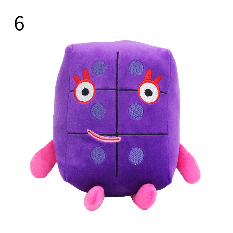 Numberblocks Plush Toy Cartoon Stuffed Numbers Dolls Math Enlightenment ...