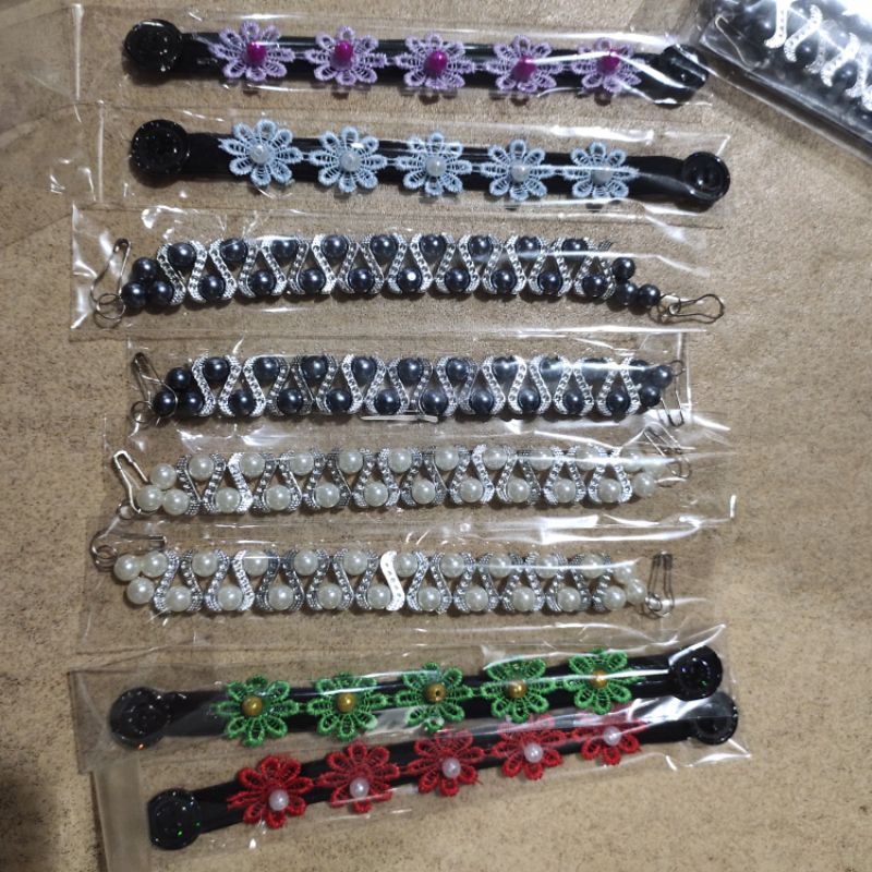 Muslim Accessories Hook HIJAB Mask HIJAB Flower And Pearl HJM | Shopee ...