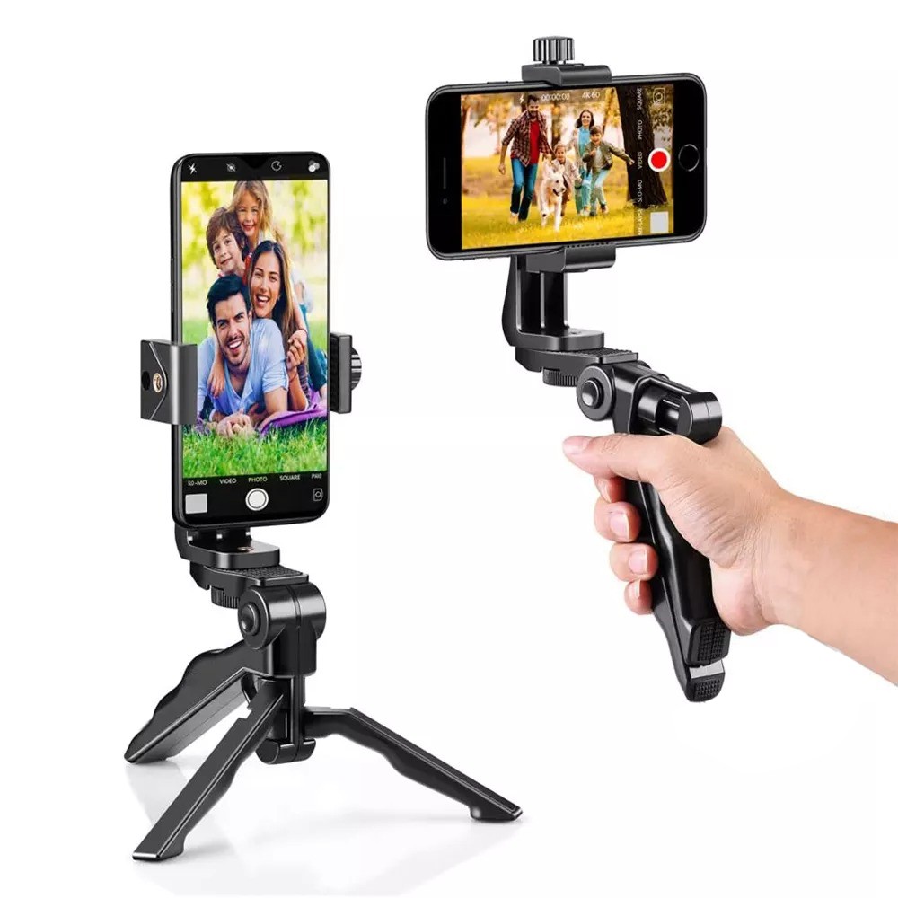 Mini Smartphone Tripod Grip Stabilizer Portable Handheld Gimbal ...