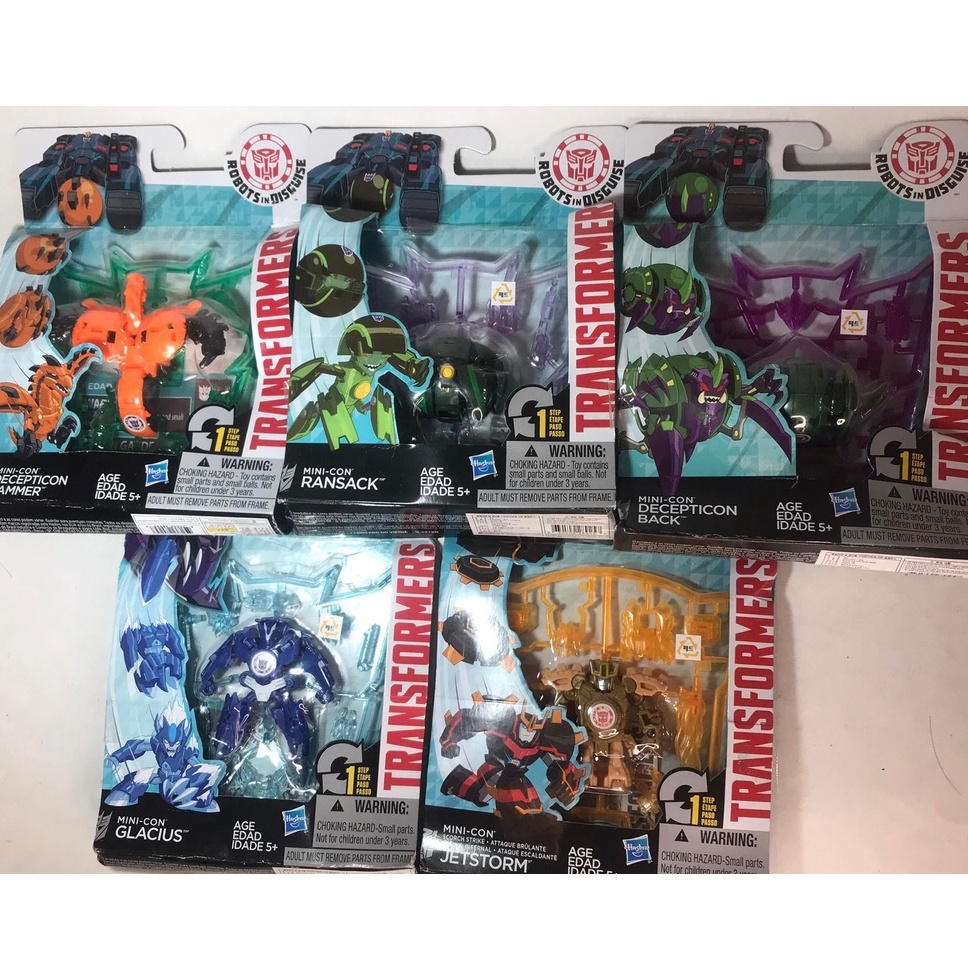 Transformers RID Minicons Robots in disguise decepticon autobot robot ...