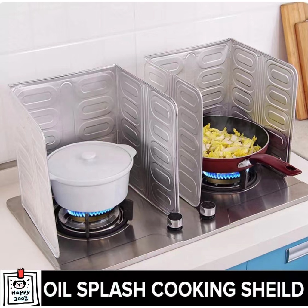LUCKYU COD Oil Baffle Plate Isolate Oil splashing Holder Kitchen Tools ...