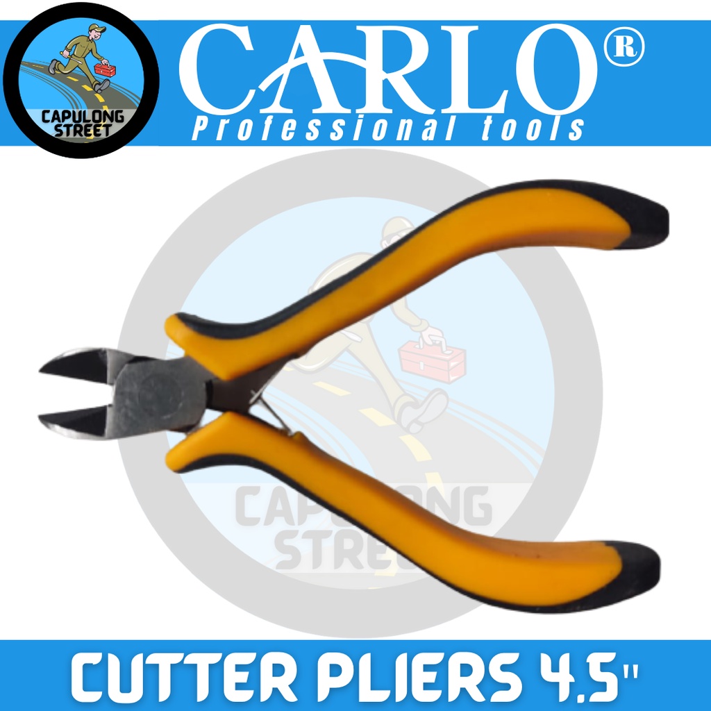 Capulong Carlo Cutter Plier 4.5" Small Diagonal Pliers Side Cutter ...