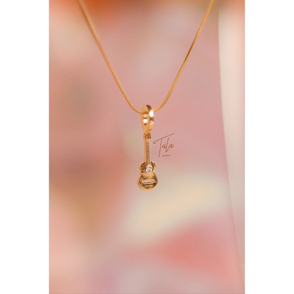 TALA by Kyla Friends Inspired Phoebe's Guitar Necklace Copper ...