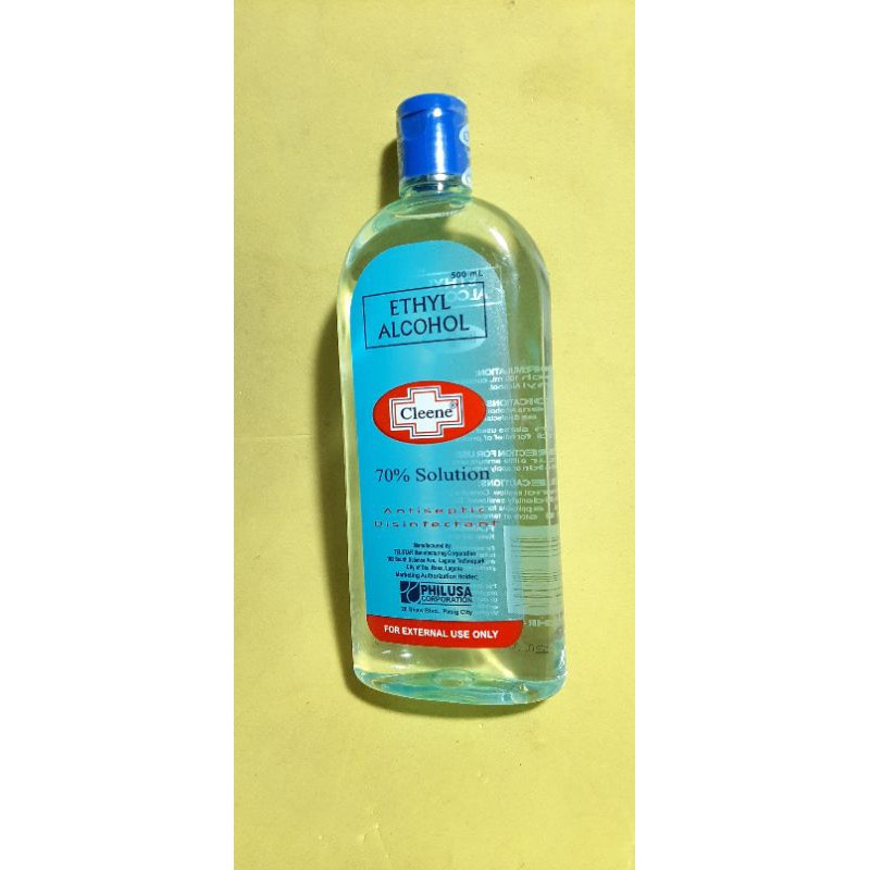 Cleene Ethyl Alcohol 500ml | Shopee Philippines